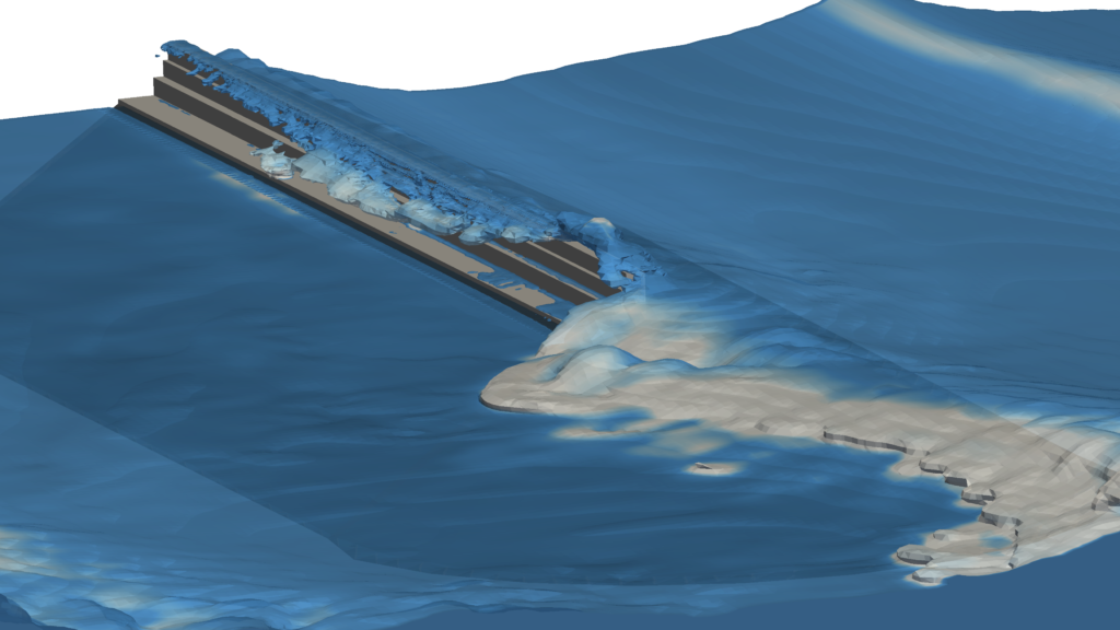 Hydrodynamics of the waves and its interaction with natural and ...